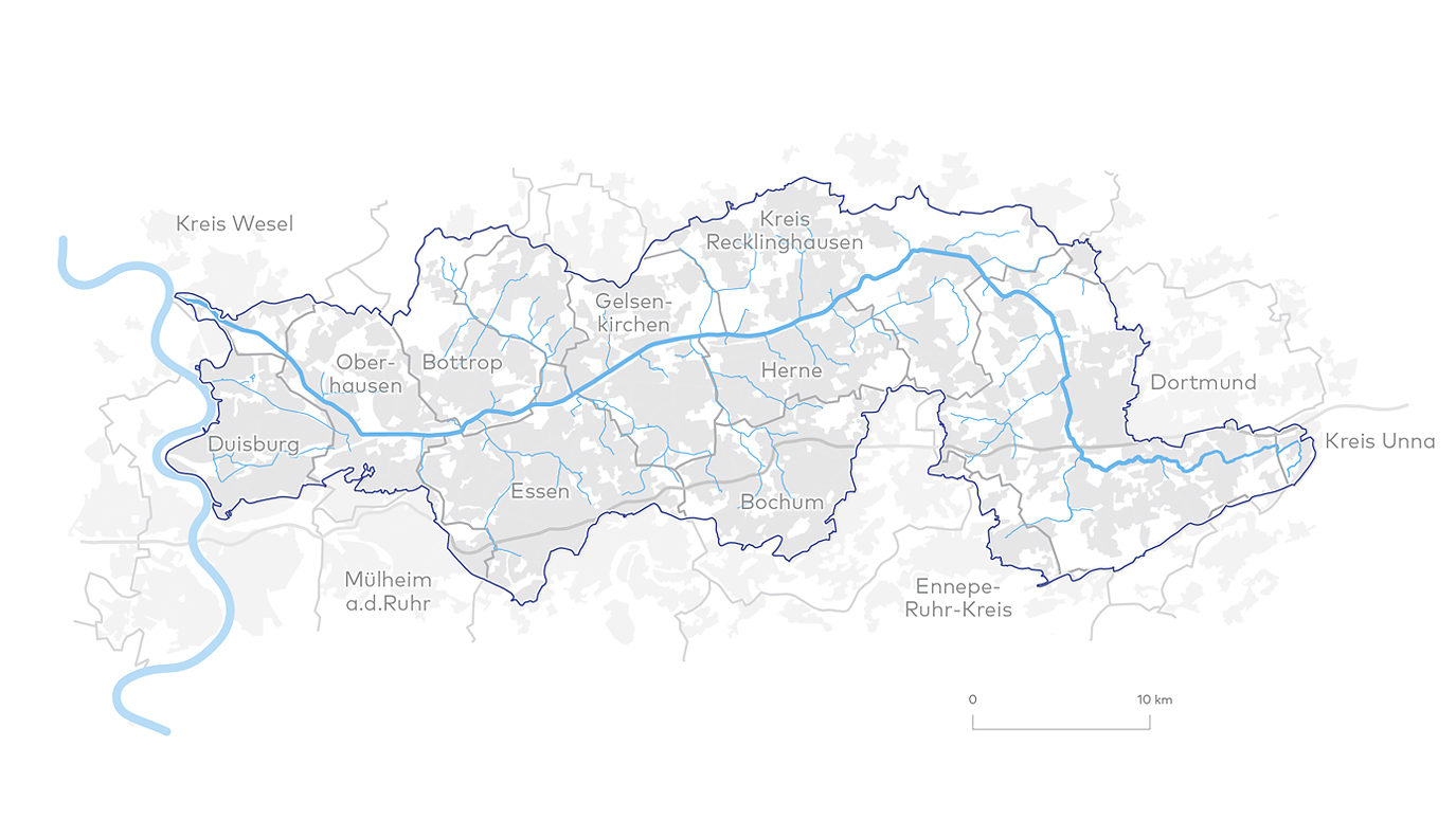 Die neue Emscher kommt: Das Buch zur Entwicklung der Stadtlandschaft an ...