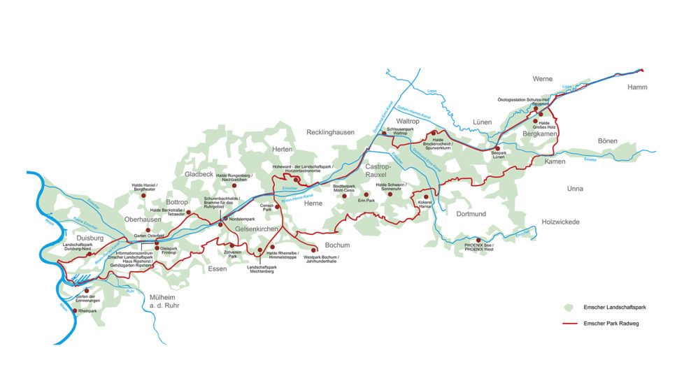 Die neue Emscher kommt: Das Buch zur Entwicklung der Stadtlandschaft an ...